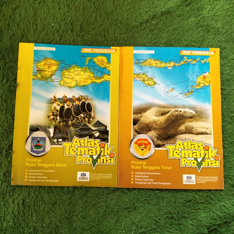 Jual ORIGINAL BUKU PETA ATLAS TEMATIK PROVINSI NUSA TENGGARA BARAT NUSA ...