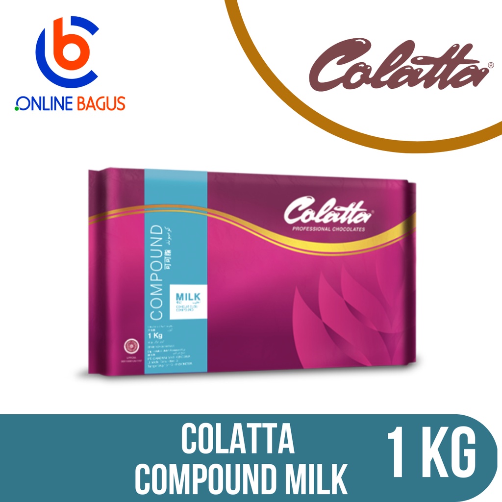 Jual Coklat Batang - Colatta Milk Chocolate Compound 1kg | Shopee Indonesia