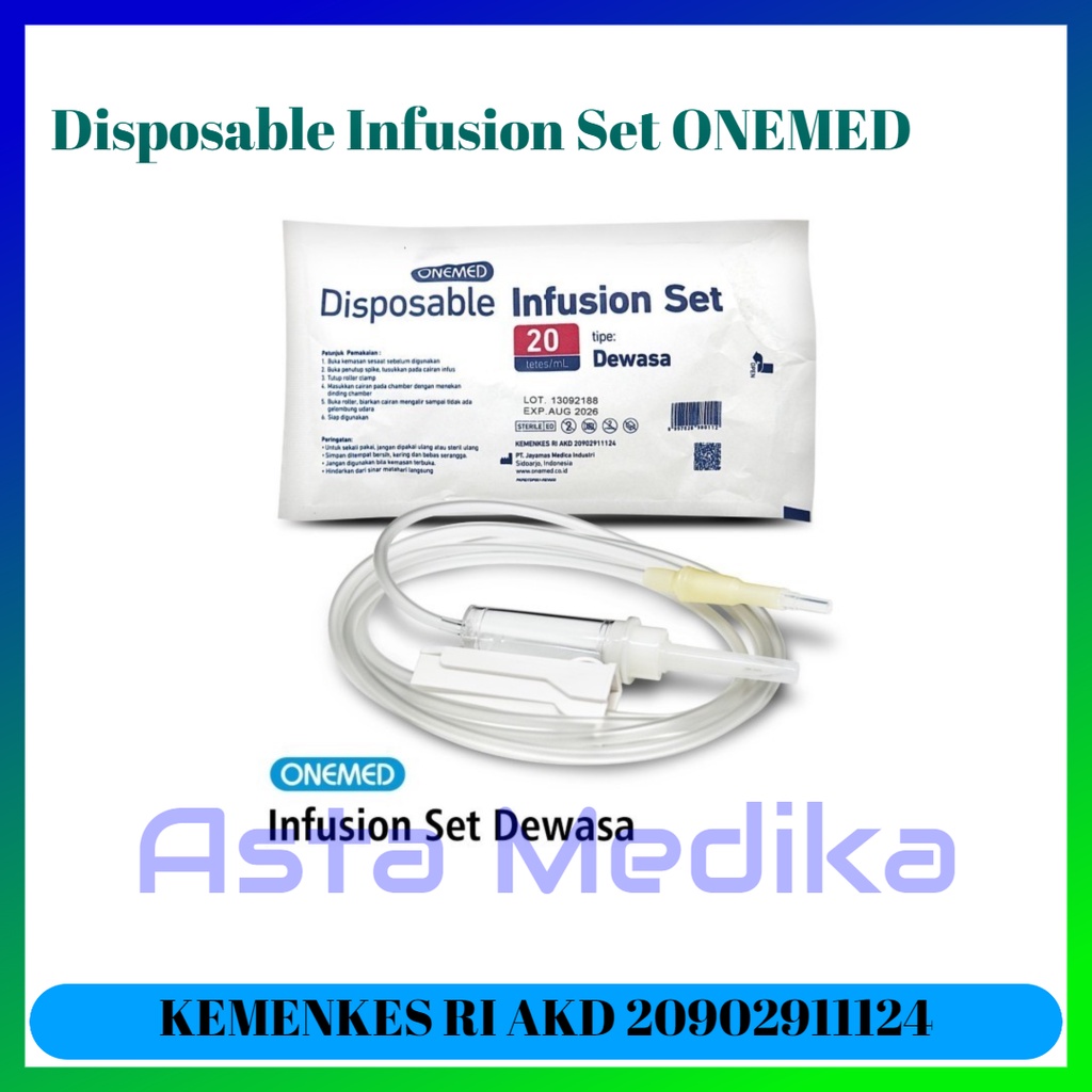 Jual Infusion set onemed Anak Dan Dewasa Infuset Child And Adult Onemed ...