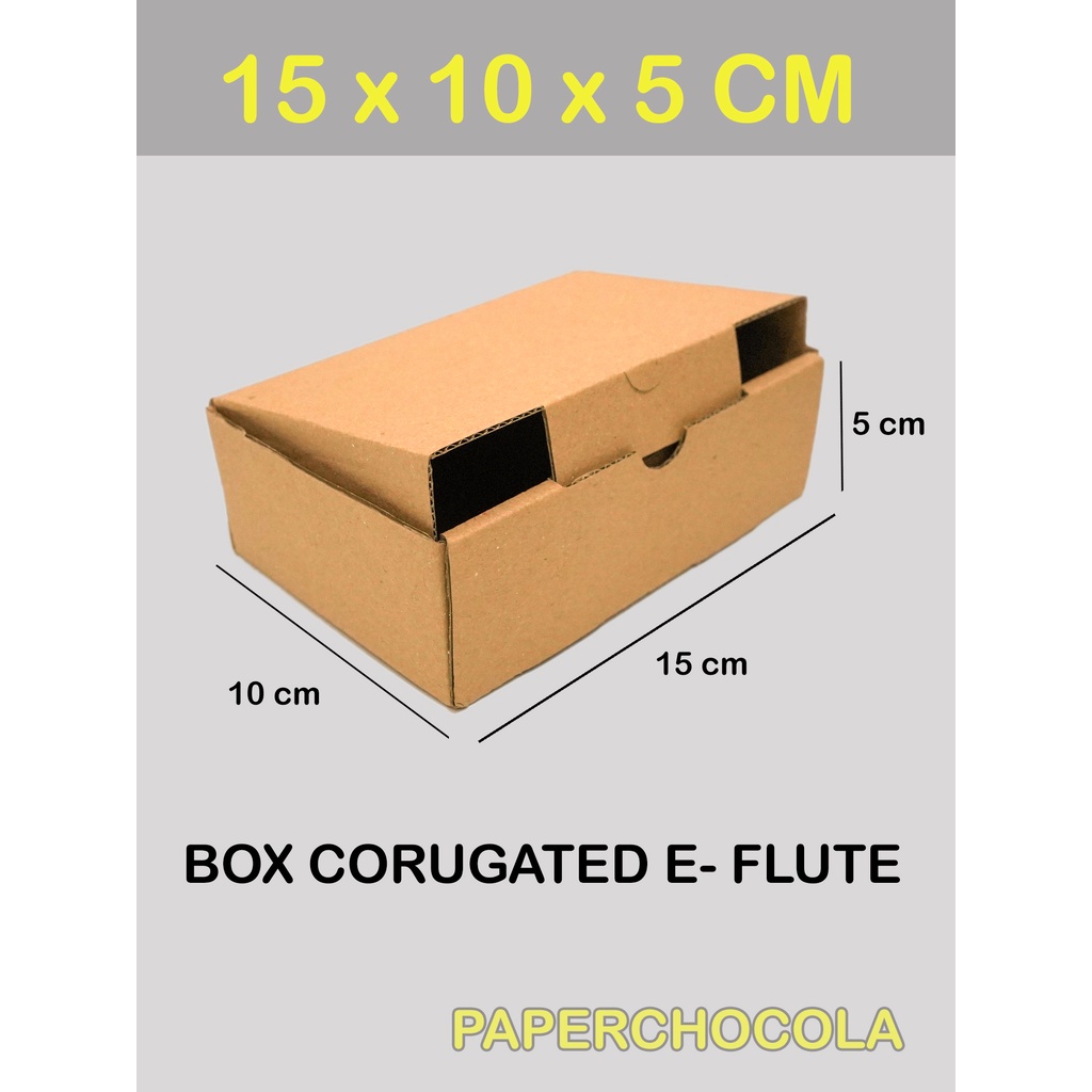 Jual Box Kardus E-Flute 15x10x5 cm / BOX KARTON CORUGATED DIE CUT E ...
