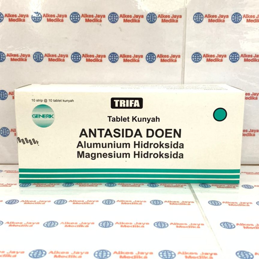 Jual Antasida Doen Trifa Box Isi 100 Tablet - Obat Maag | Shopee Indonesia