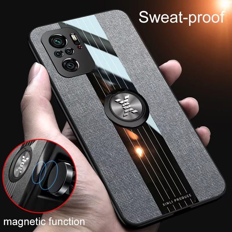 Jual TEXTURE CASE XIAOMI REDMI NOTE 10 / NOTE 10 PRO MAGNETIC RING ...