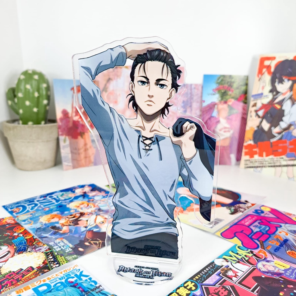 Jual Standee Acrylic Figure Anime Attack On Titan SNK AOT Akrilik Levi ...