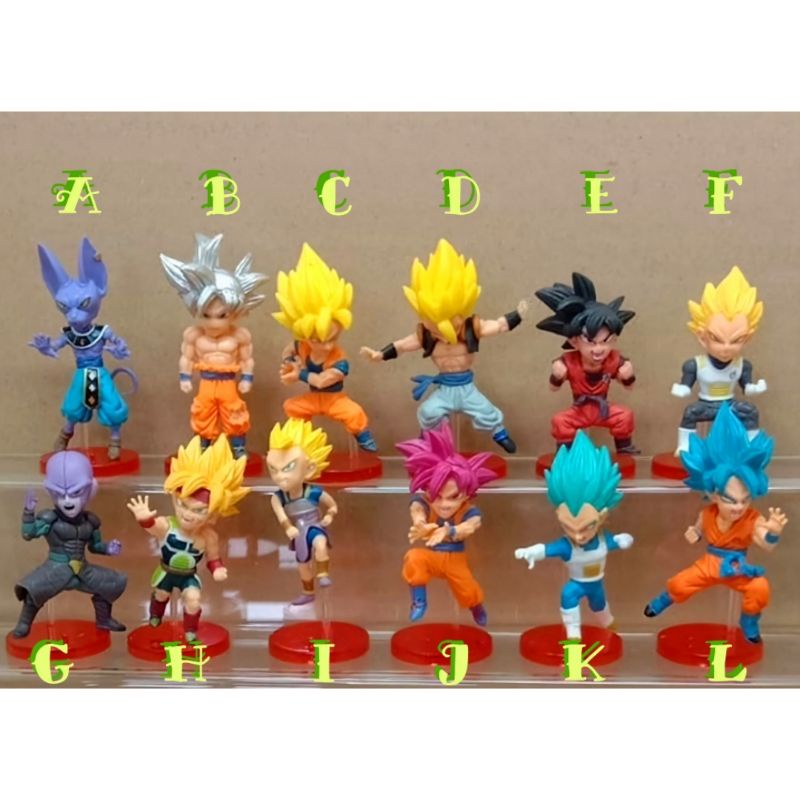Jual Action Figure WCF Dragon Ball Super Saiyan Son Goku Gogeta Vegeta ...