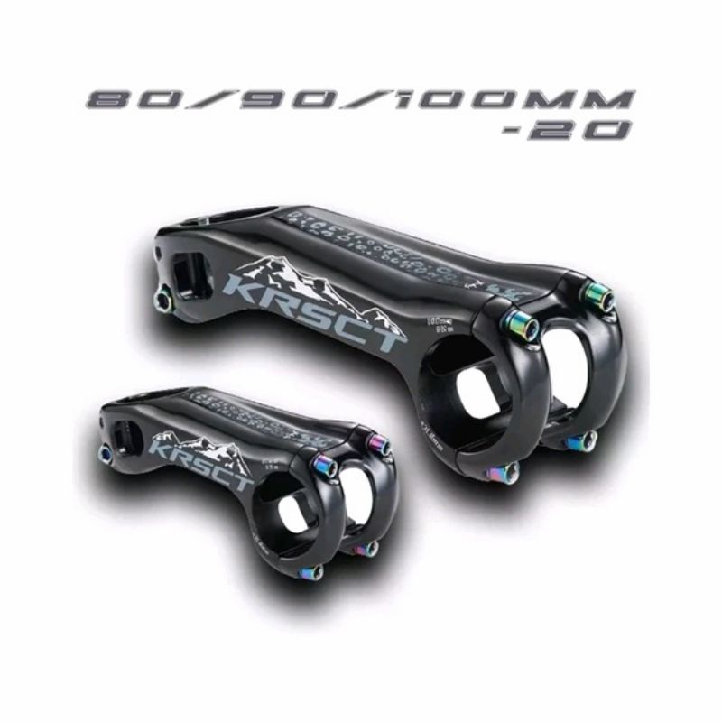 Jual Stem KRSCT minus 20 Derajat 80mm 90mm 100mm Pro Honsun Racework ...