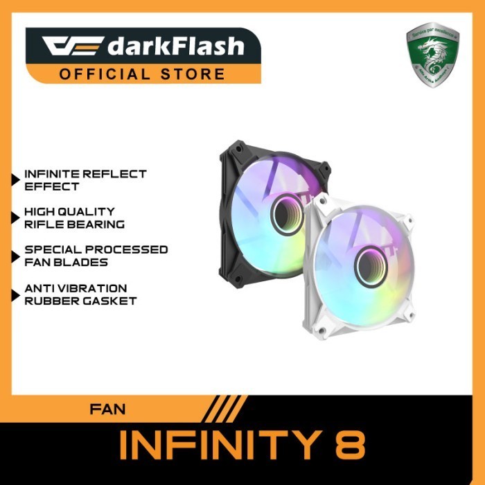 Jual FAn Casing - darkFlash INFINITY 8 A-RGB Fan SINGLE FAN / 1 Pc FAN ...