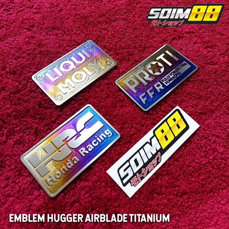 Jual Emblem Hugger Airblade Titanium Vario/PCX CBU | Shopee Indonesia