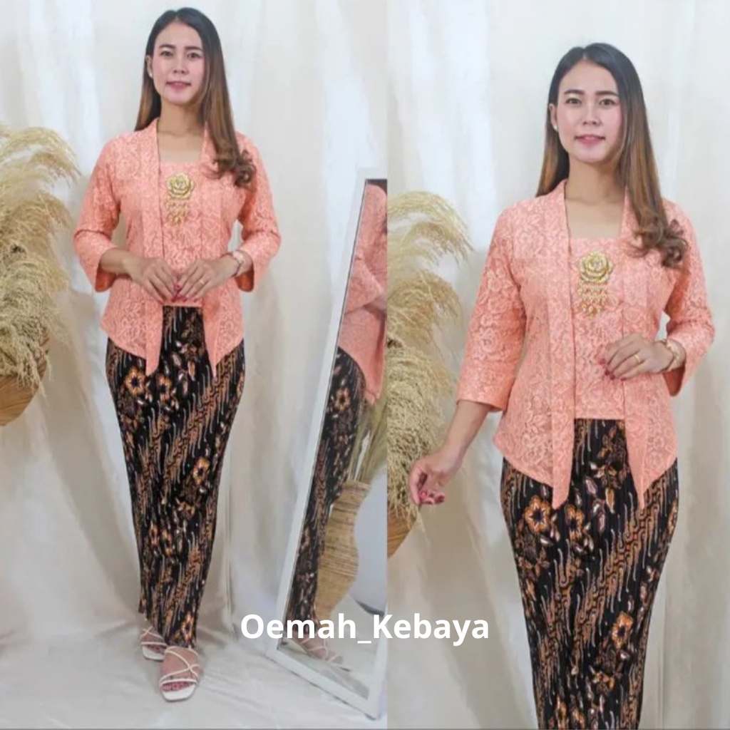 Jual KEBAYA MODERN KEBAYA KEBAYA KUTU BARU PANJANG SETELAN KEBAYA KUTUBARU KEBAYA KUTU BARU ...