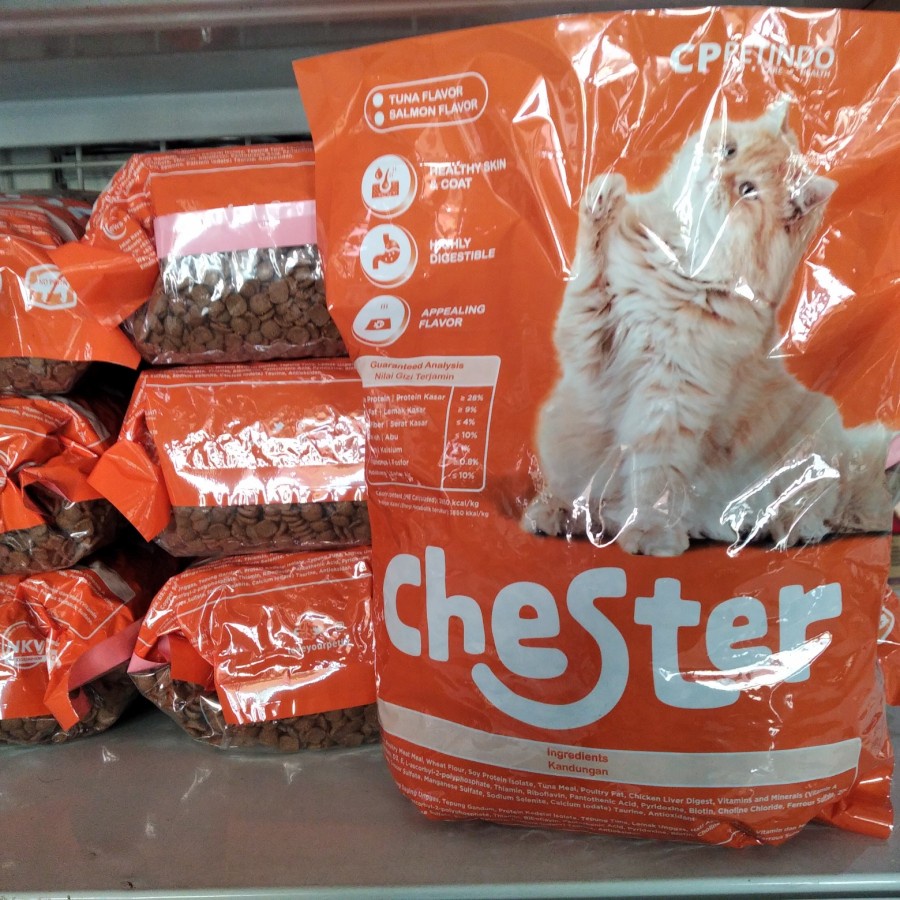 Jual Chester Cat Food Tuna All Stage 800g Repack - Makanan Kucing ...