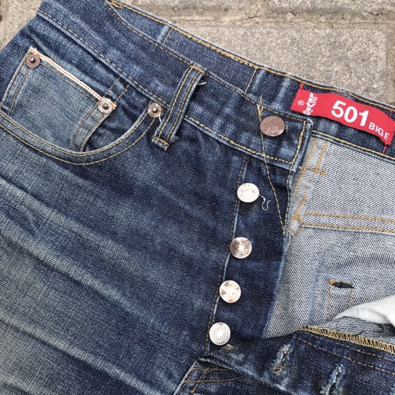 Jual Levis 501 big E selvedge made in USA | Shopee Indonesia