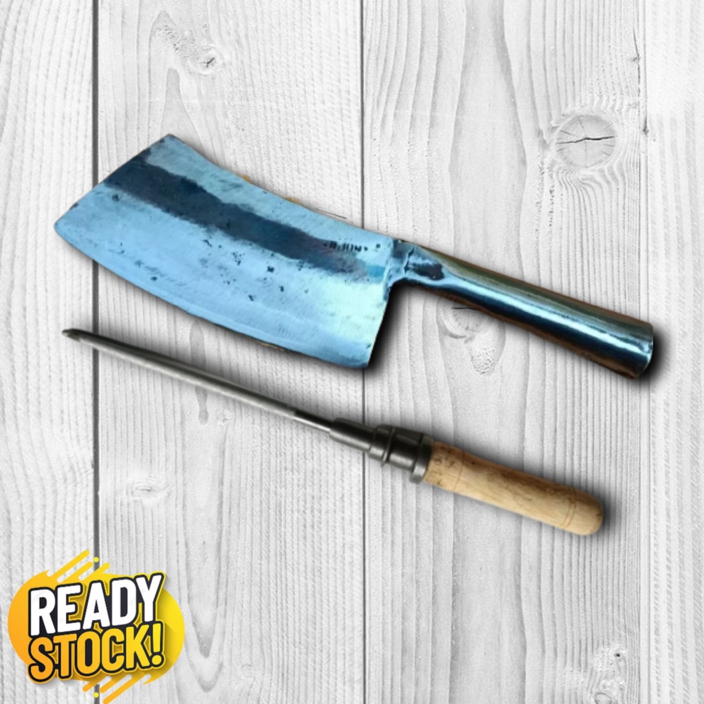 Jual Pisau Cacah Tulang Daging Per Baja Berkualitas - pisau daging ...