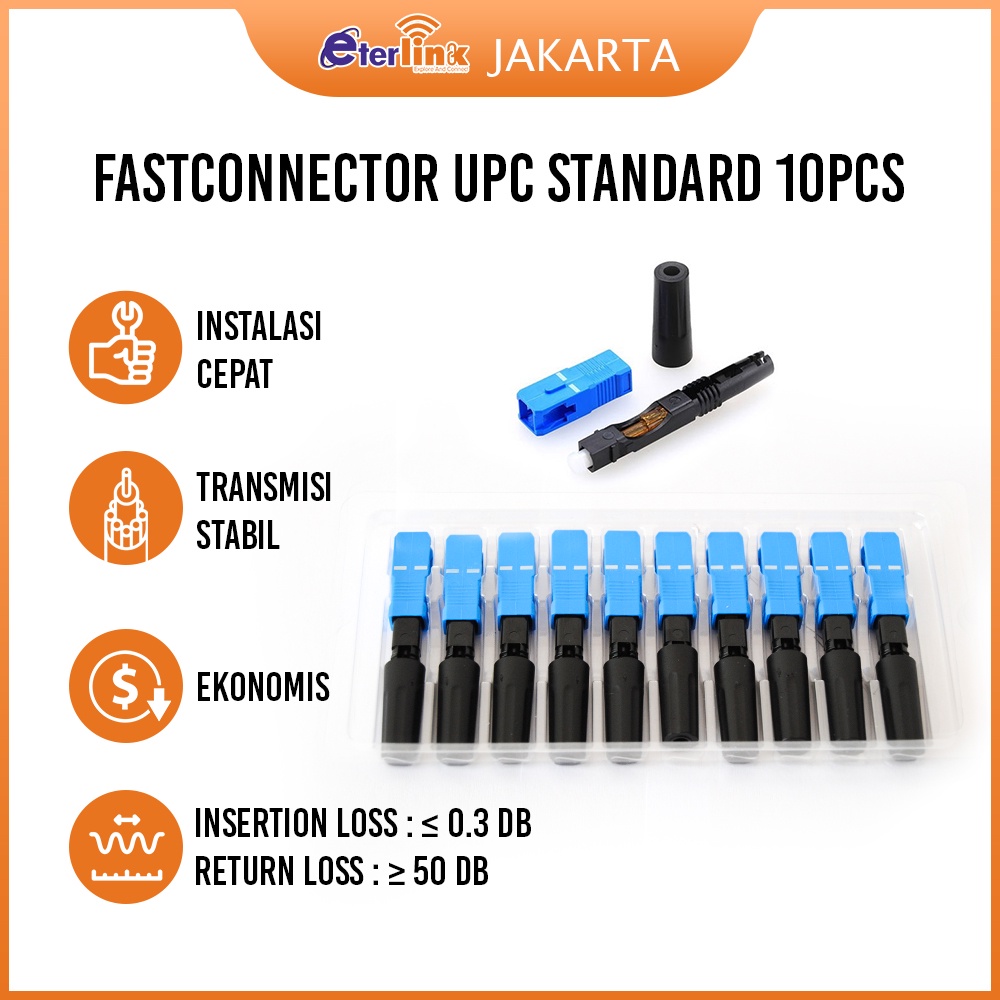 Jual !UPC Biasa 1Pack isi 10Pcs Fastconnector UPC Quick Cold connector ...