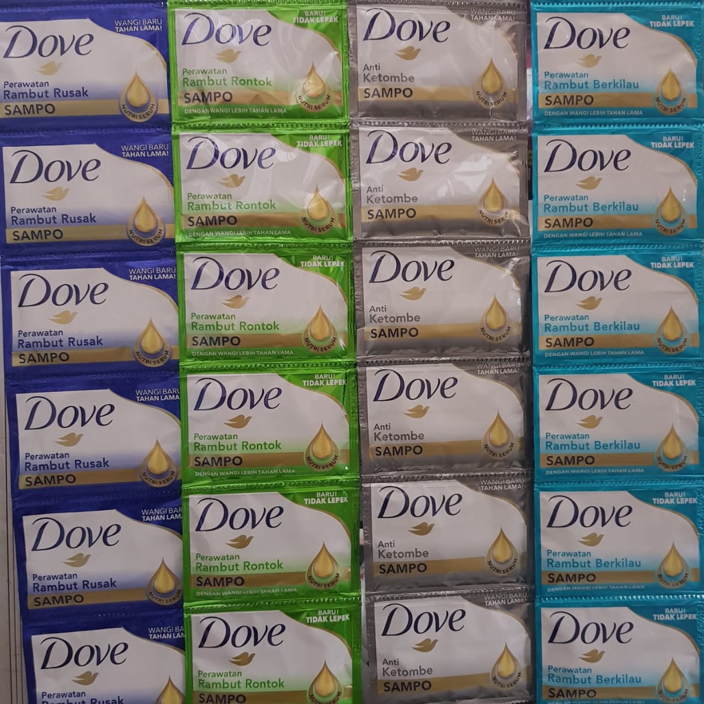 Jual Dove Shampoo Sachet Renceng | Shopee Indonesia