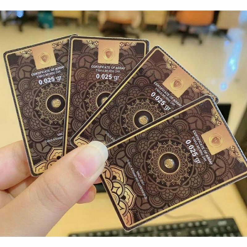 Jual Mini Gold 0,025gr - Logam Mulia 24 karat | Shopee Indonesia