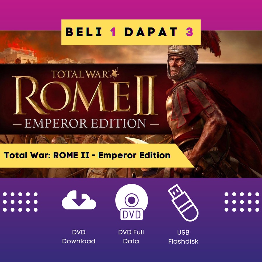Jual Total War: ROME II - Emperor Edition + Collection | Game PC ...