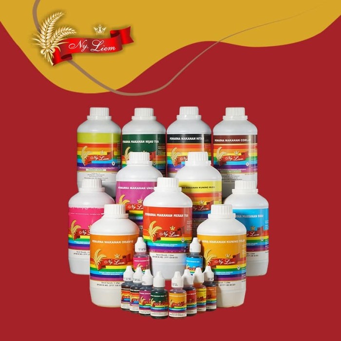 Jual NY. LIEM Pewarna Makanan Ukuran 30mL (Berbagai Varian Warna ...