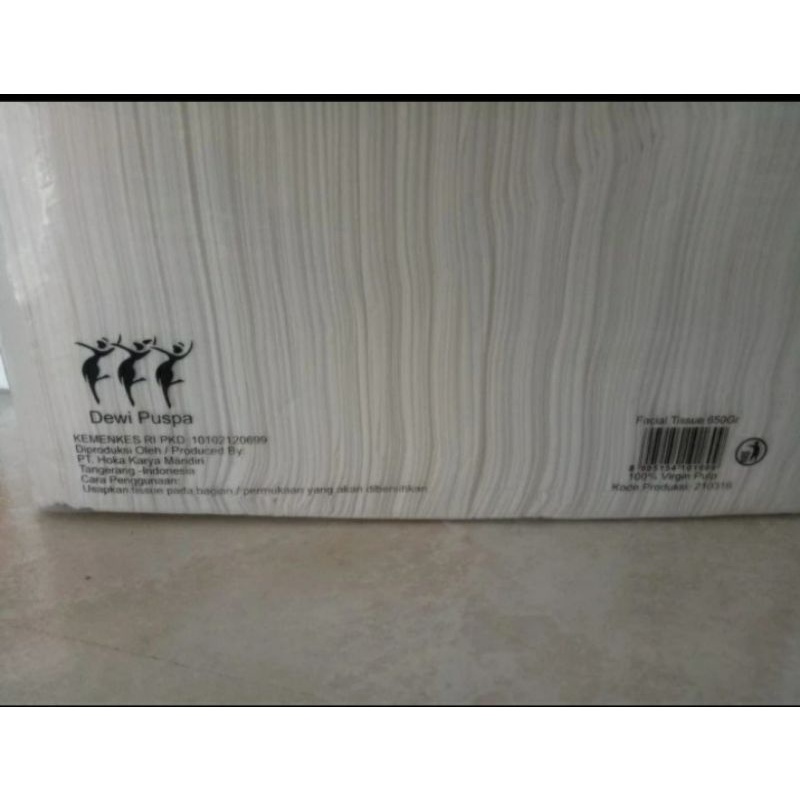 Jual Tissue Kiloan 1000 Gram isi 1.200 lembar, 2ply berkualitas ...