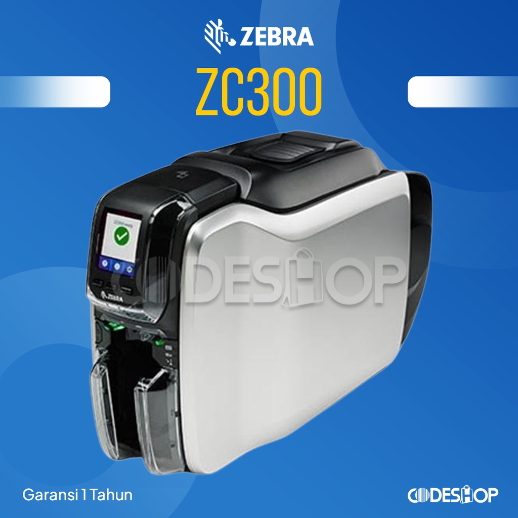 Jual Zebra ZC300 Printer Cetak Kartu Satu Sisi 300 DPI | Shopee Indonesia