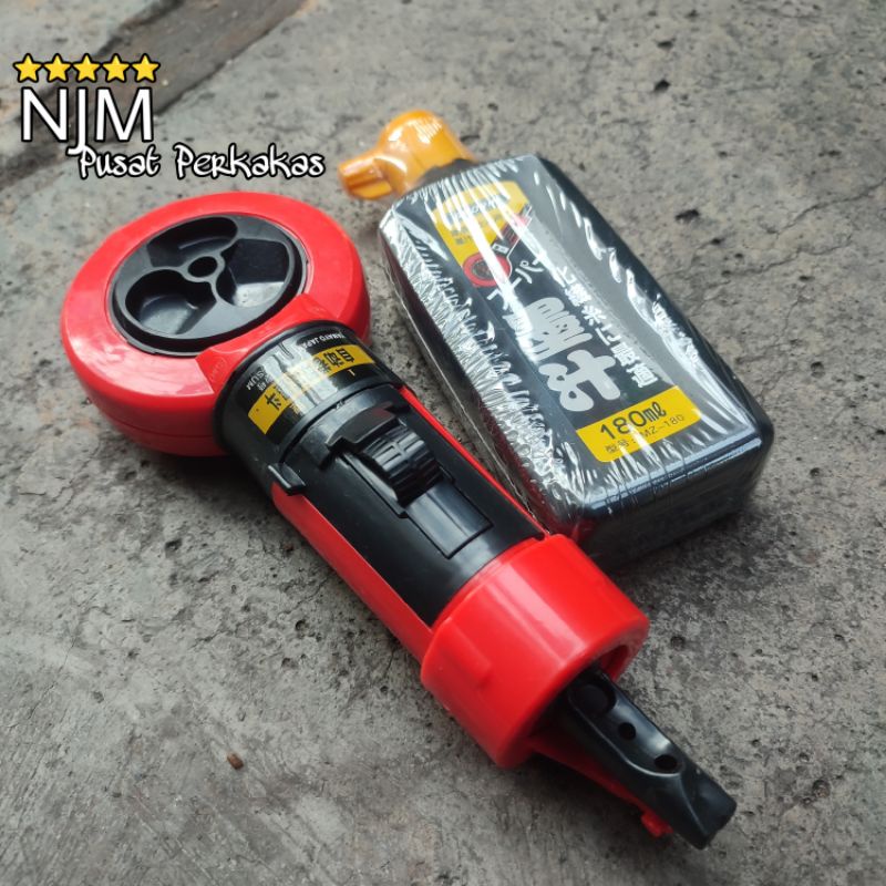 Jual Meteran Sipatan Benang 20 M YAMAYO + Tinta 180 Ml SBORIA Harga ...