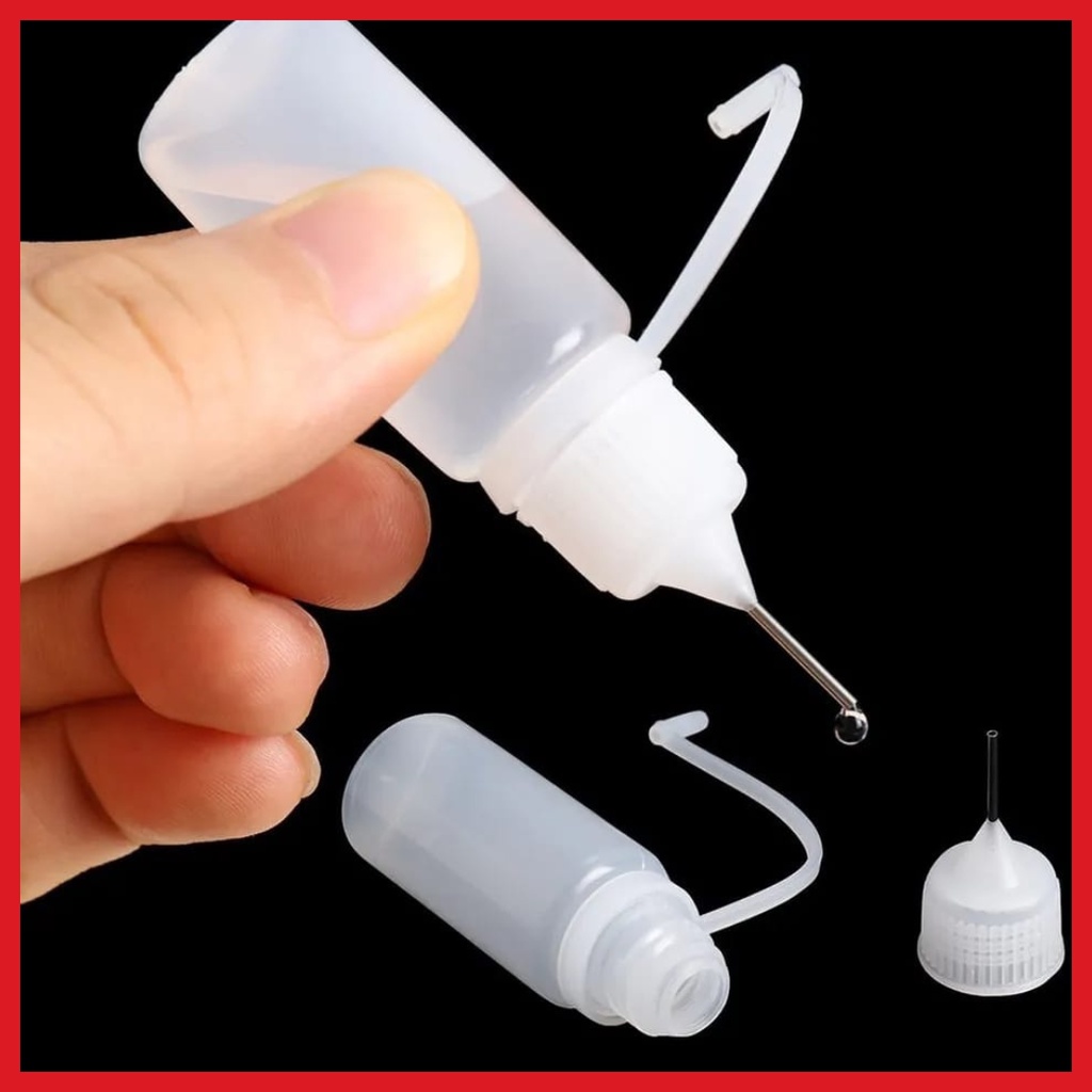 Jual Botol Lem 10ML 30ML Dengan Jarum Untuk Hena Paper Quilling ...