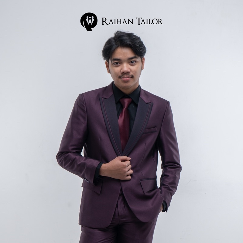 Jual JAS WEDDING (BONUS DASI & COVER JAS) JAS FORMAL STELAN SEMI WOOL ...