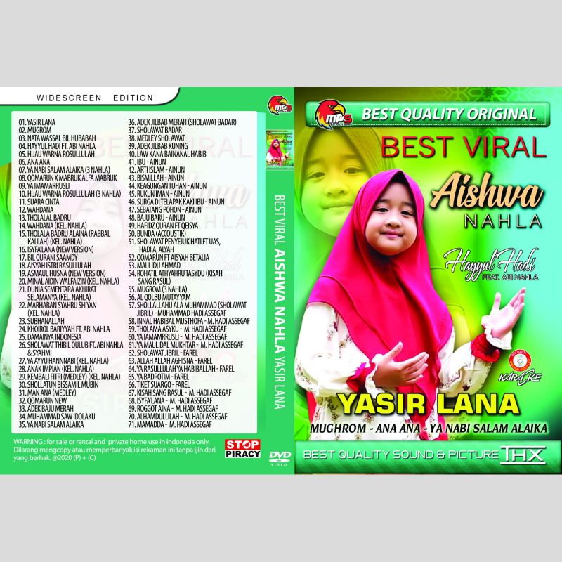 Jual Kaset Mp5 Video Lagu Best Viral Aishwa Nahla Terbaru Yasir Lana (2022) | Shopee Indonesia