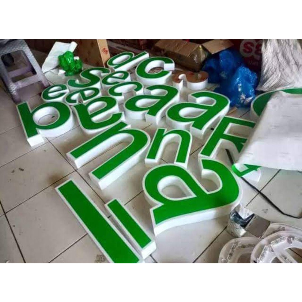 Jual HURUF TIMBUL AKRILIK 3D NYALA | 3D LETTER ACRYLIC LIGHTED | PAPAN ...