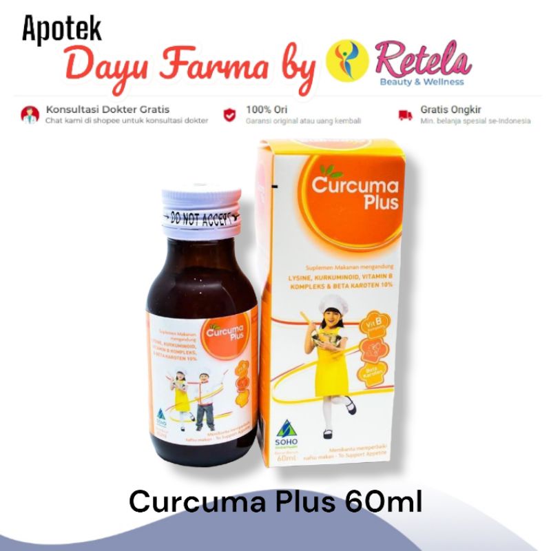 Jual CURCUMA PLUS SYRUP 60ML | Shopee Indonesia