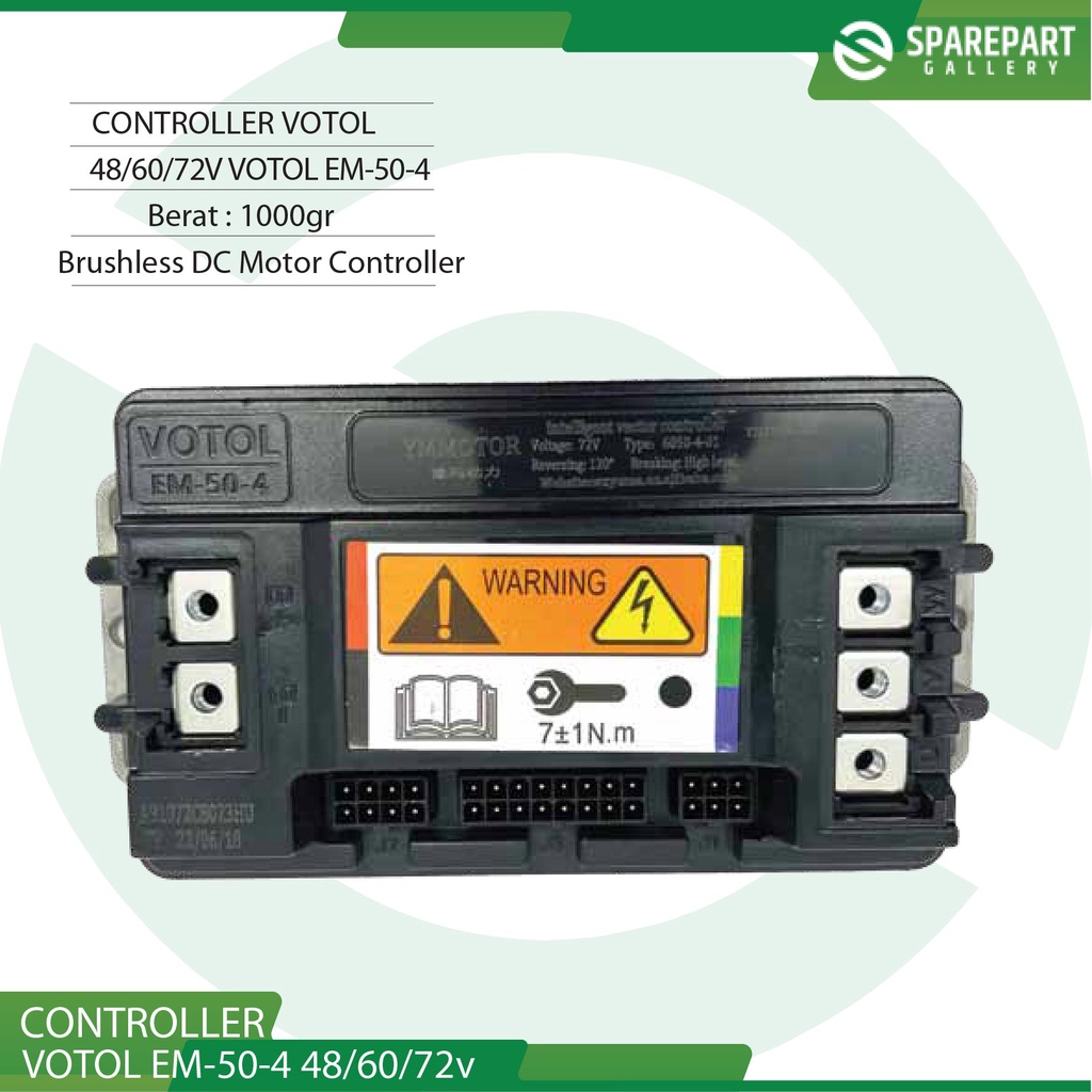 Jual Votol EM50-4 Controller/Pengendali Motor Skuter Listrik 48V/60V ...