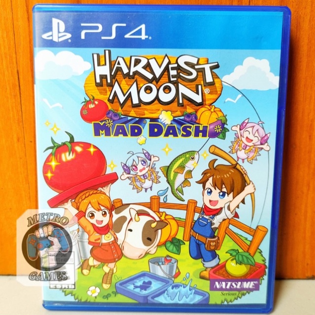 Jual PS4 Harvest Moon Mad Dash Kaset Harvestmoon Mad Dash Playstation ...