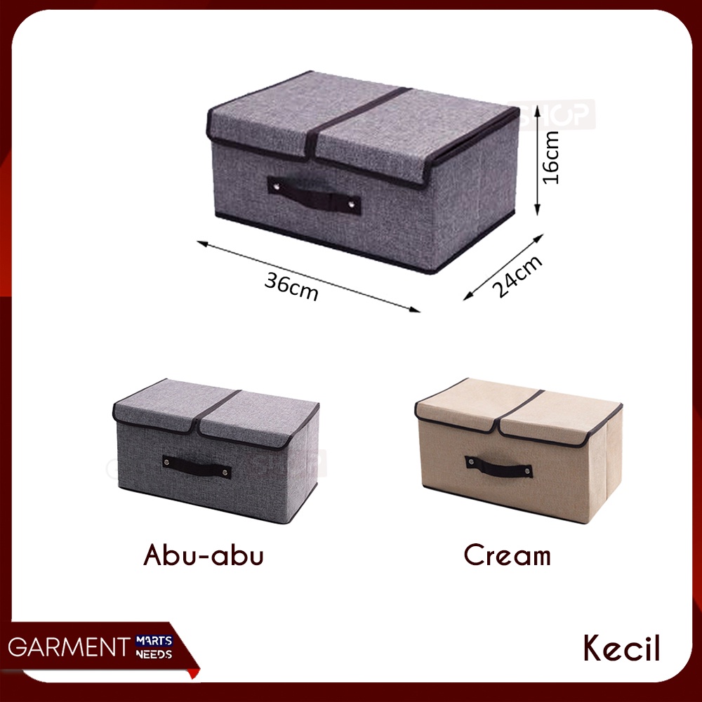 Jual Storage Box Organizer Kotak Tempat Penyimpanan Baju Mainan 2in1 ...