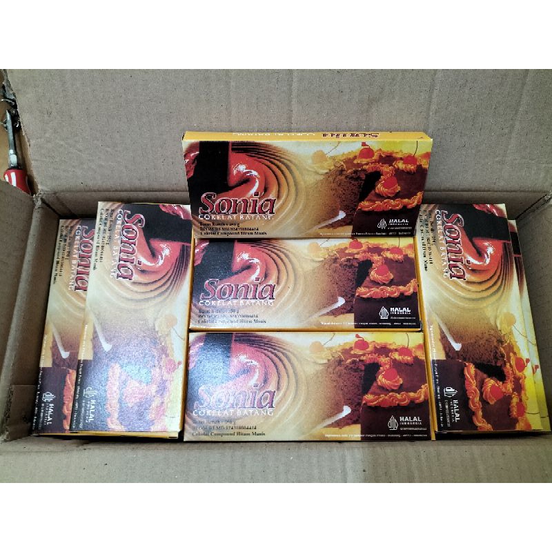 Jual Coklat Batang Sonia 250gr -Coklat Block Compound | Shopee Indonesia