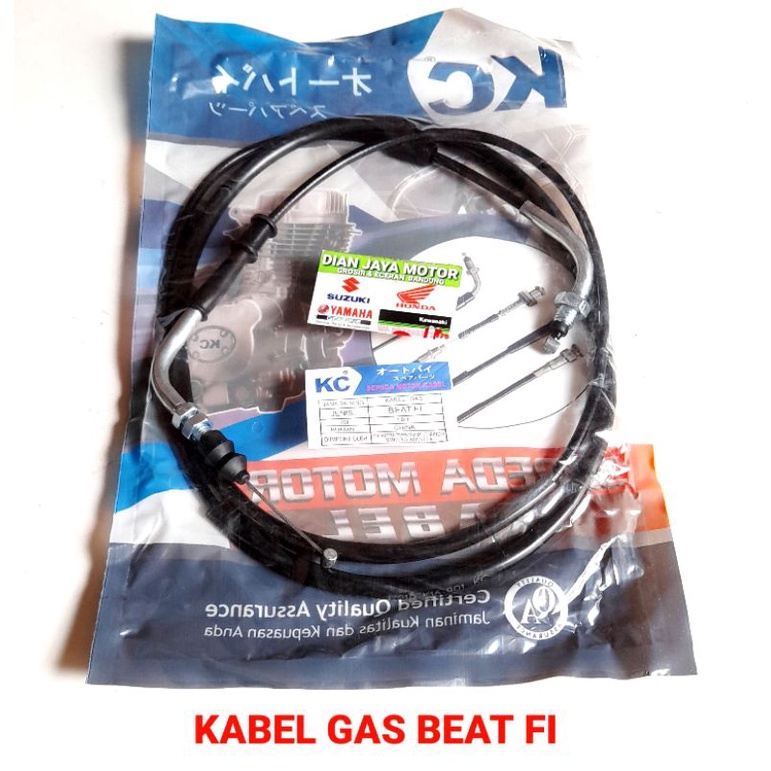 Jual KABEL GAS HONDA BEAT FI INJEKSEN MEREK KC K25 KZL | Shopee Indonesia