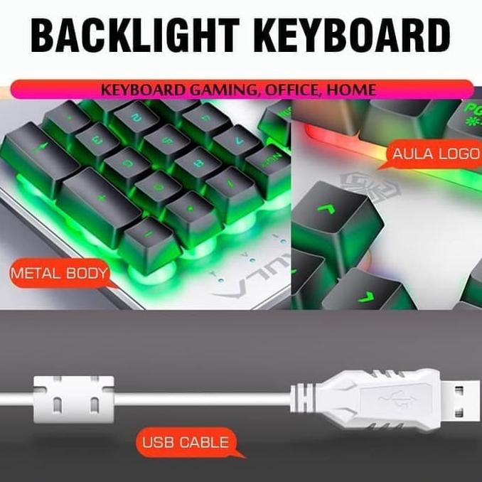 Jual Keyboard Gaming Membrane AULA F2056 S2056 juwa01 | Shopee Indonesia