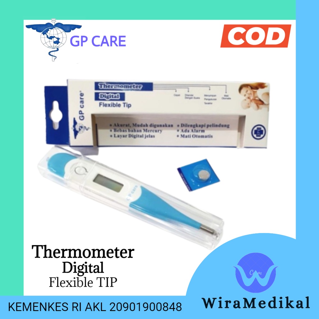 Jual Termometer GP Care Flexible Digital Thermometer Alat Ukur Suhu ...