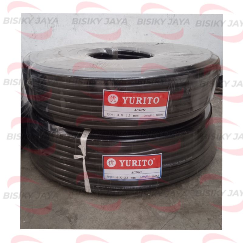 Jual Kabel Speaker 4x2.5 ecer yurito panjang 1 meter | Shopee Indonesia