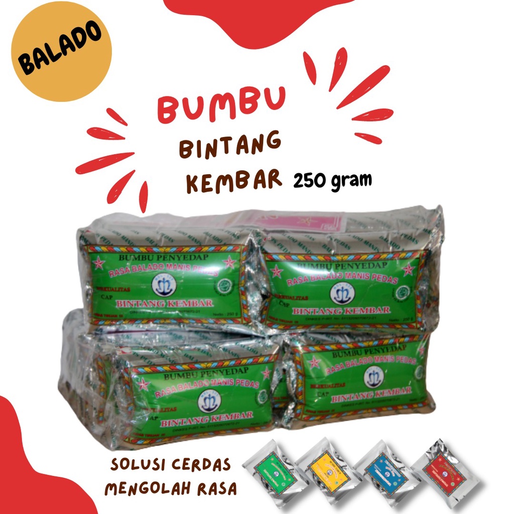 Jual ATOM BINTANG KEMBAR - Bumbu Dapur Dan Tabur Bubuk Lengkap Penyedap ...