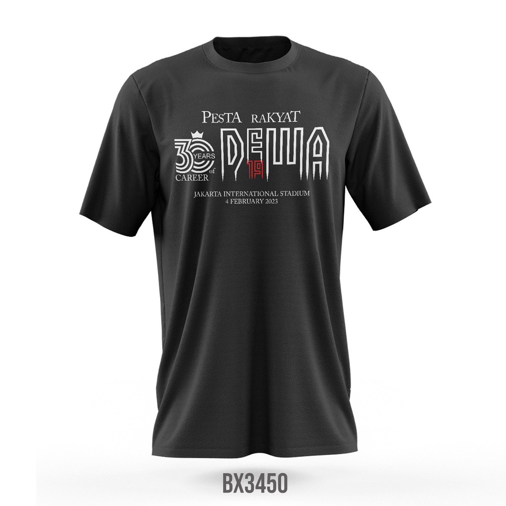 Jual Baju Kaos Konser Dewa 19 30 Years of Career at Jakarta 2023 ...