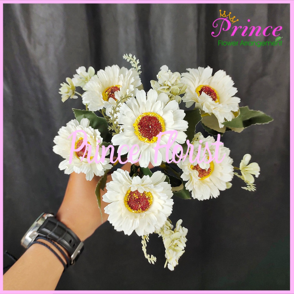 Jual Bunga Garbera Panca Warna Cabang 6 - bunga Imitasi artificial kain ...