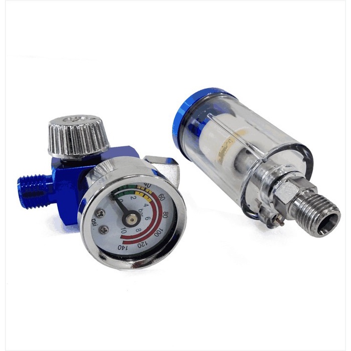 Jual TORA Spray gun HVLP + Regulator Air Filter 1/4 Inch - 1.3 mm ...