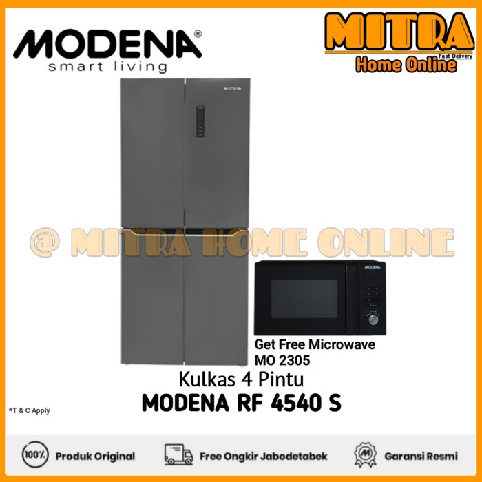 Jual Silahkan Order] MODENA Refrigerator - Multi Door RF 4540 S (460 ...