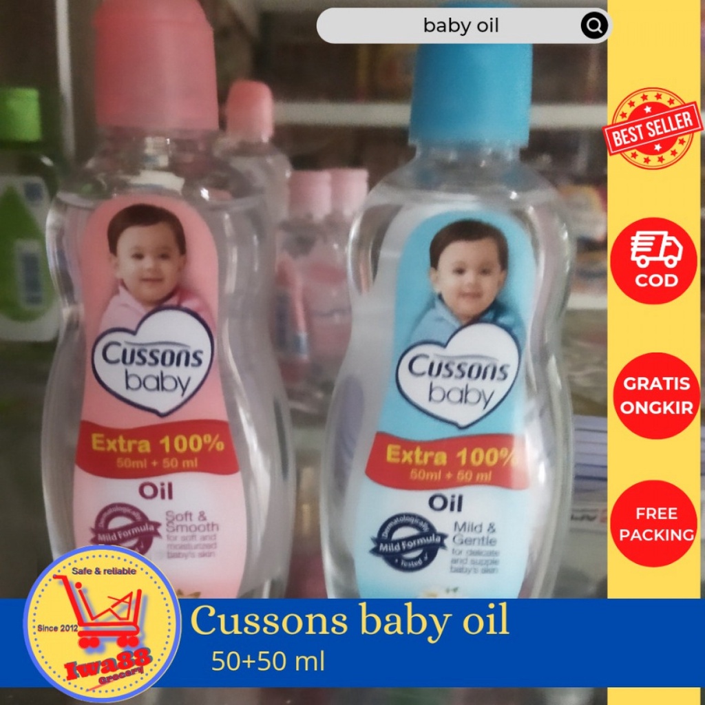 Jual Cusson baby oil 50ml | Shopee Indonesia