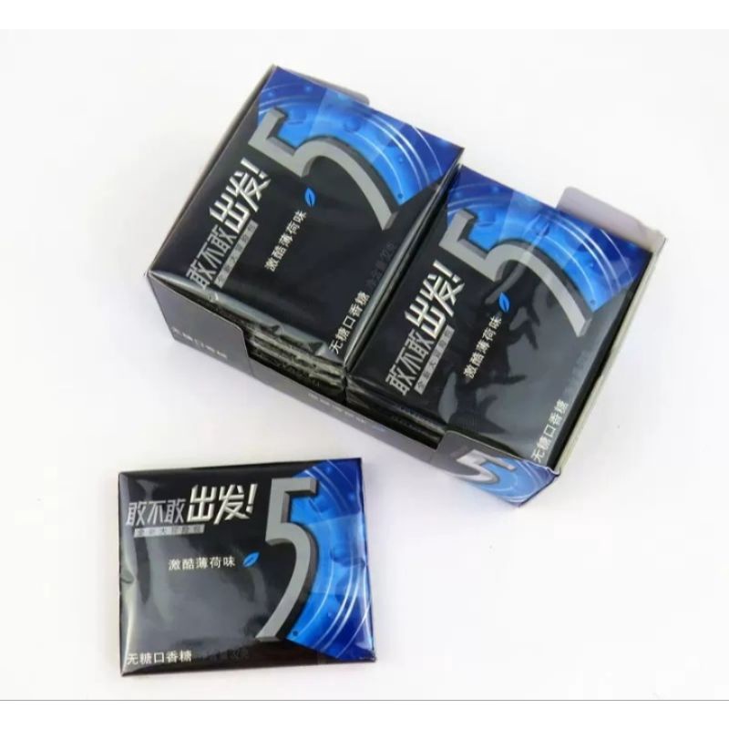 Jual Wrigley's 5 Gum Sugar Free Permen Karet tipis | Shopee Indonesia