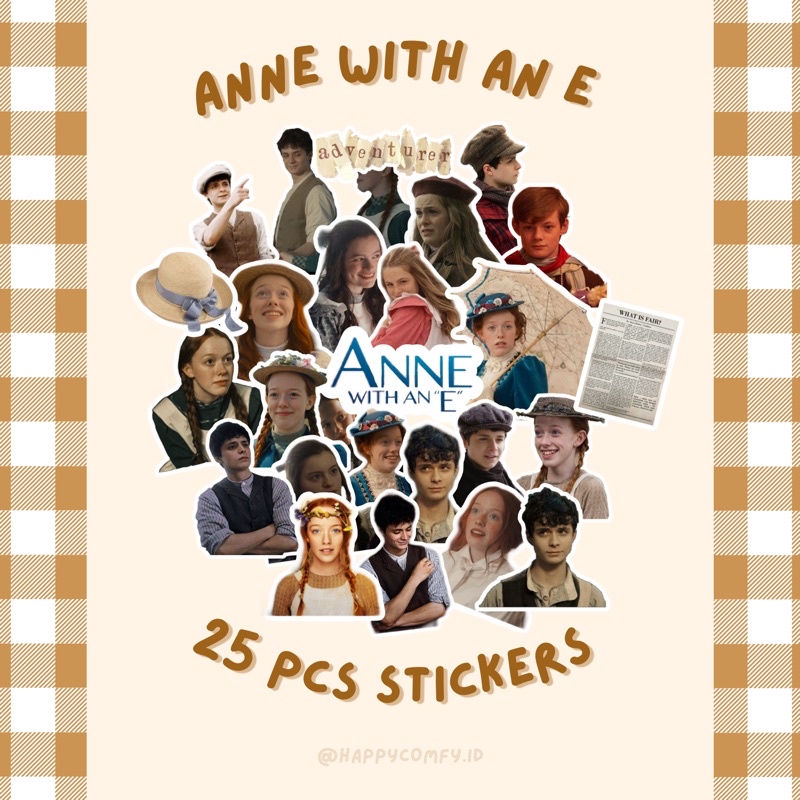 Jual 25 pcs sticker Anne With an E • stiker anne with an e • anne ...