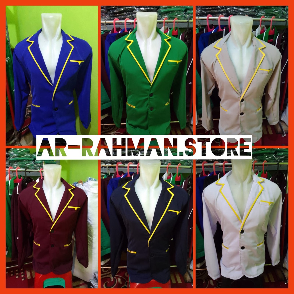 Jual Jas almamater II almamater lis kuning II almamater kampus II almamater sekolah II almamater ...