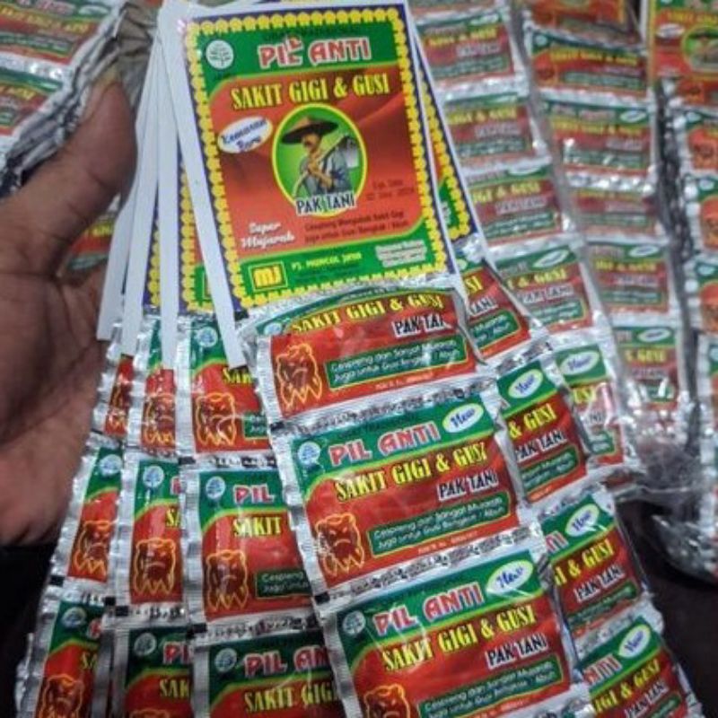 Jual Pak tani obat sakit gigi 1 slop | Shopee Indonesia
