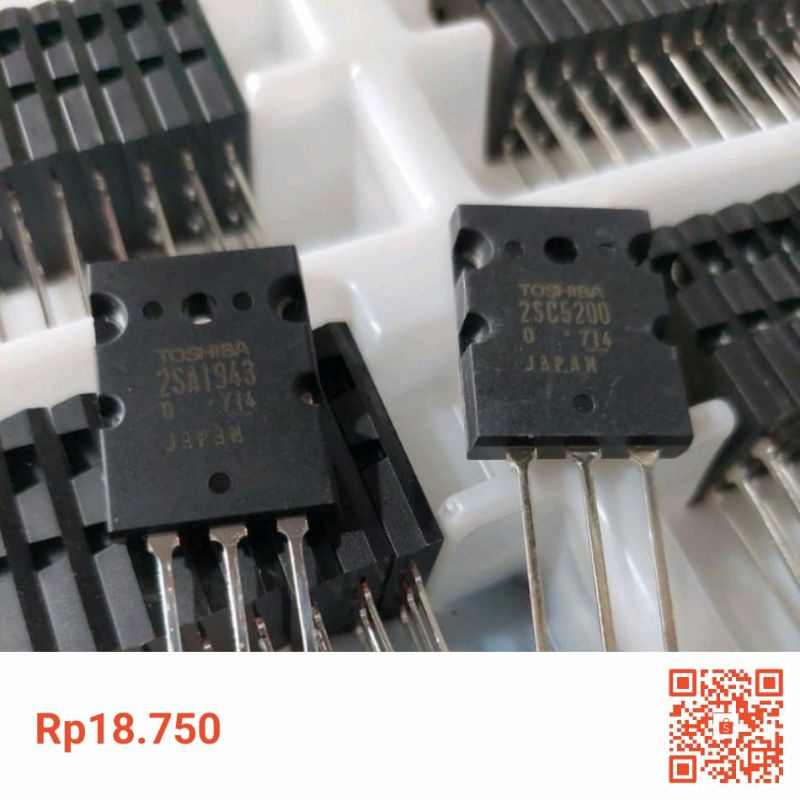 Jual Transistor TOSHIBA 2SC5200 & 2SA1943 0riginal JAPAN seri 714 dan 295 | Shopee Indonesia