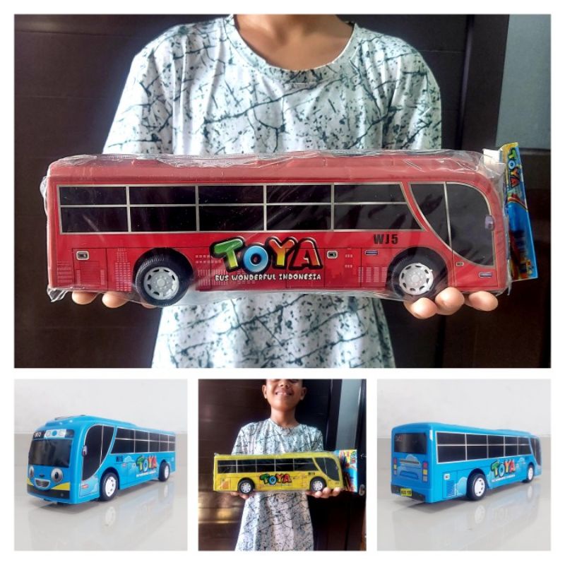 Jual Mainan Mobil Bus Toya Murah - Mobilan Bis Dorong Anak Laki Cowok ...
