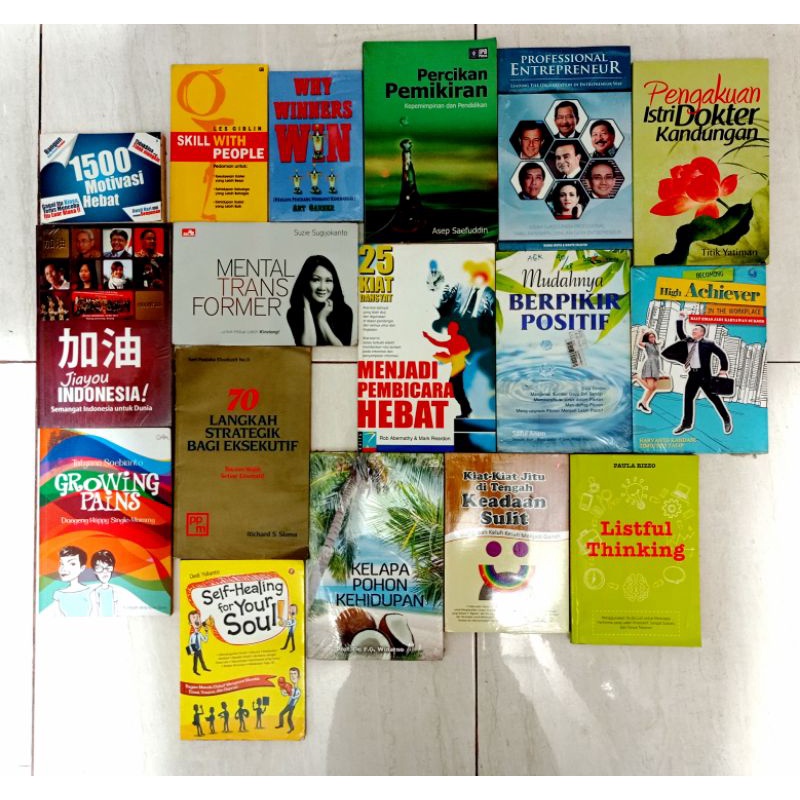 Jual Obral Buku motivasi / Inspirasi / Pengembangan diri / Self Improvement / Original | Shopee ...