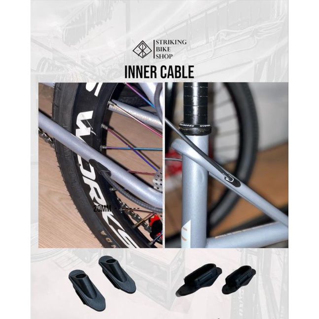 Jual GUIDE PLASTIK JALUR KABEL REM SHIFTER FRAME SEPEDA INNER CABLE ...